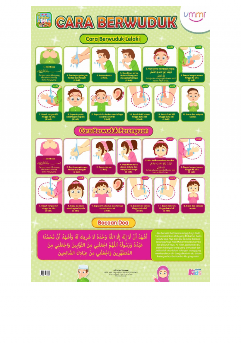 Poster Cara Berwuduk Ummi | Karangkraf Mall - Online Bookstore Malaysia